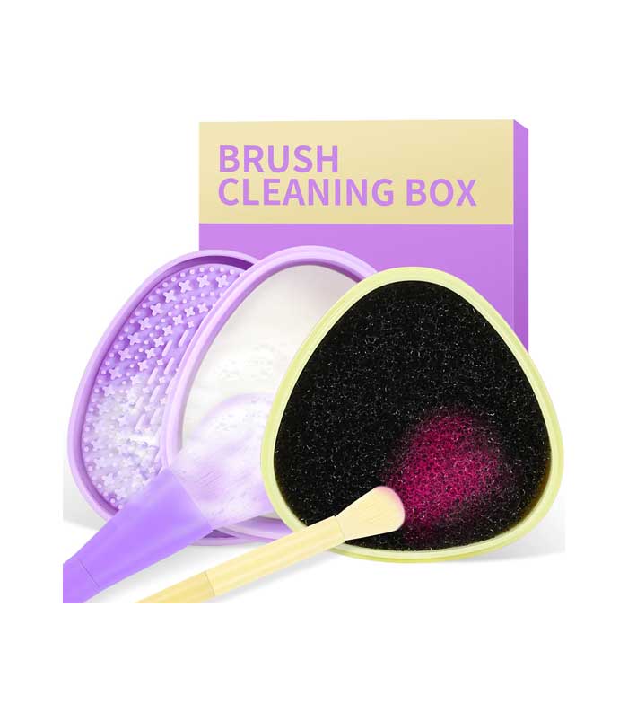 Docolor Brush Cleaner Set Quick Cleaner Box Wet Cleaning Soap Box
